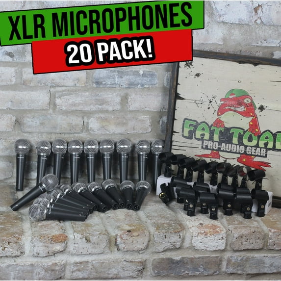 (20 PACK) Handheld Microphones Fat Toad | Studio Recording ...