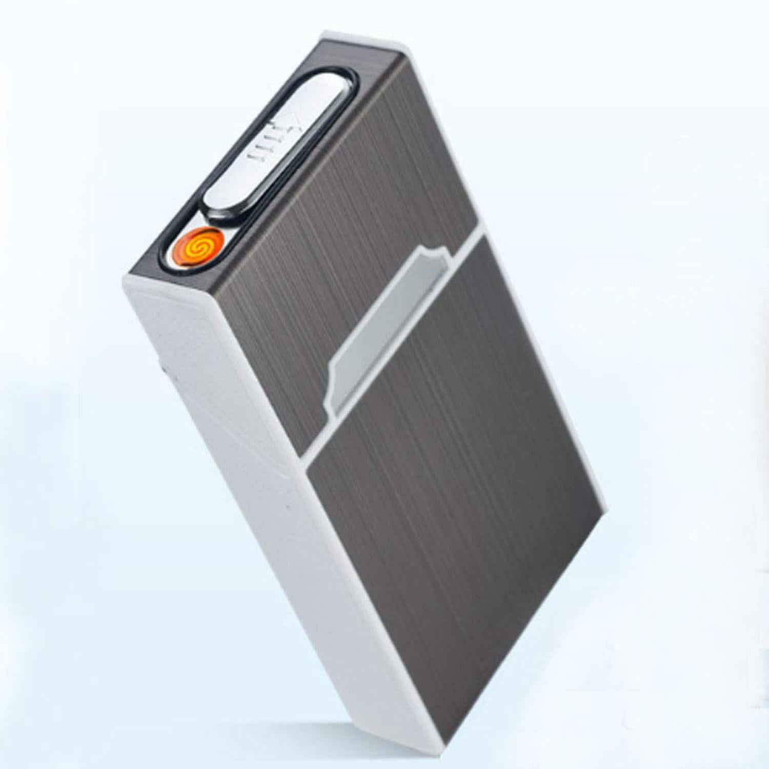 20 PACK Heavy Duty USB Rechargeable Windproof Electric Built-in Flame ...