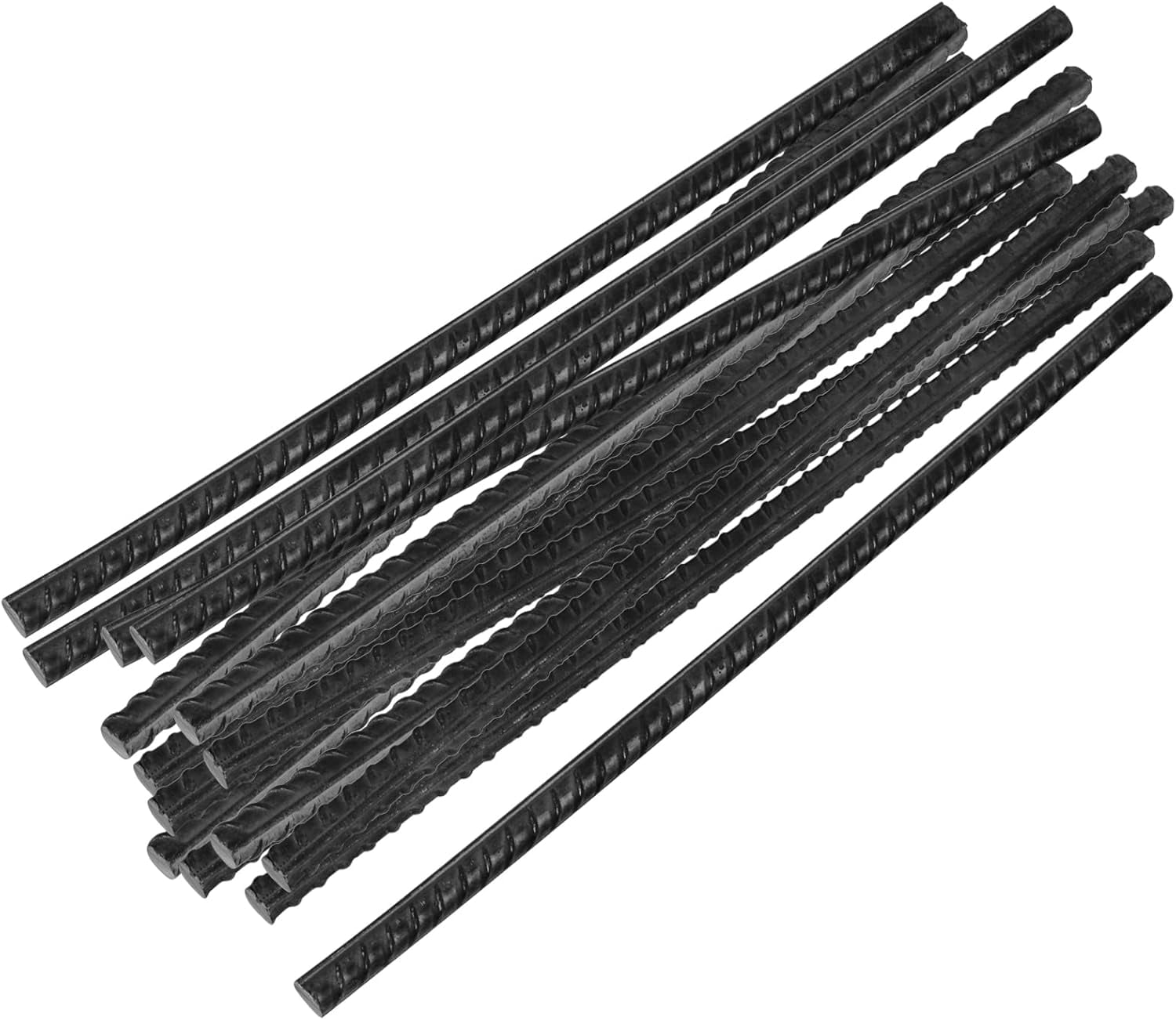20 PCS 12 Inch Rebar Stakes, 3/8 Thick Heavy Duty Steel Rebar Ground ...