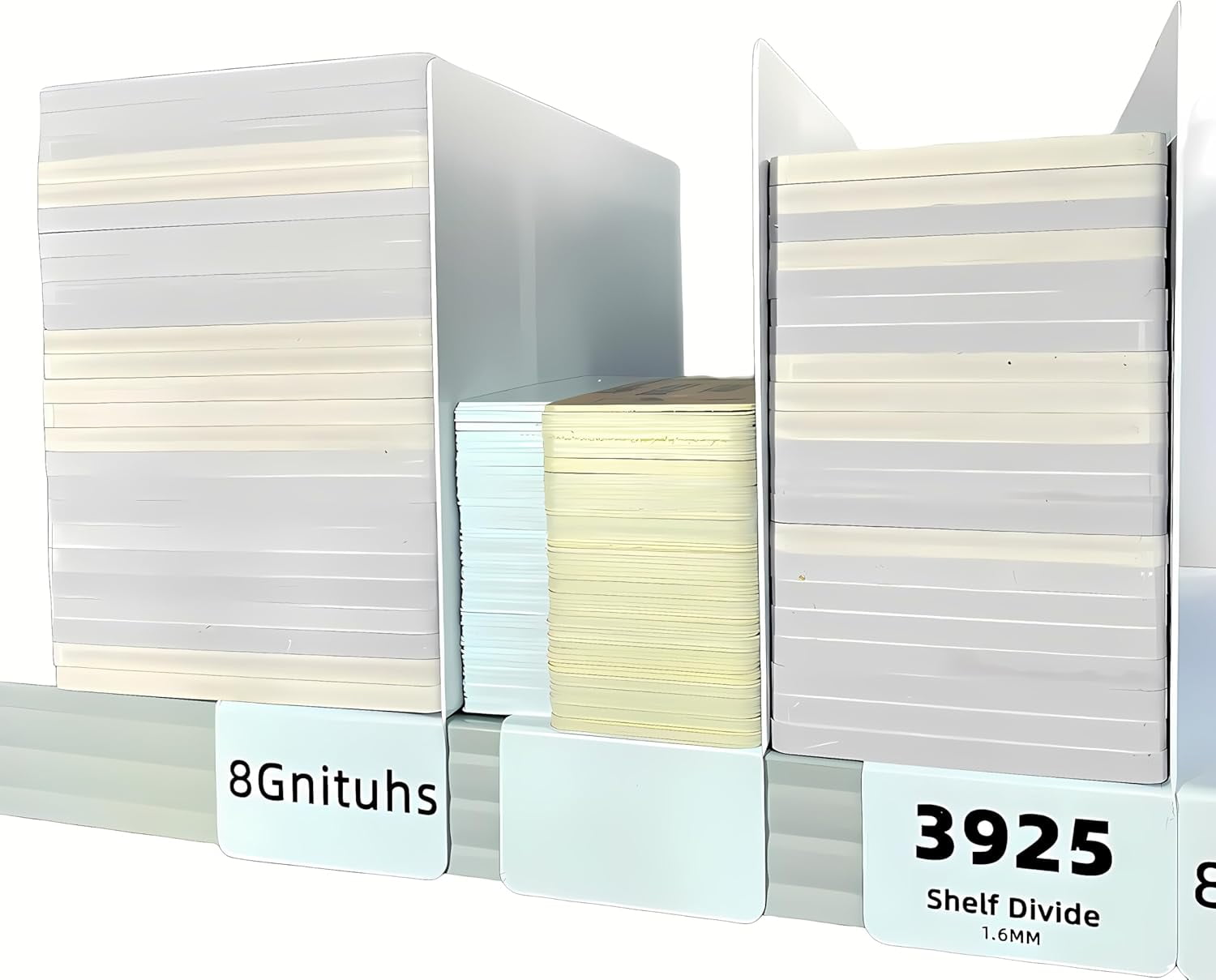 20 PCS 15" * 9.8" 1.6MM Shelf Dividers for Closet Organization Metal ...