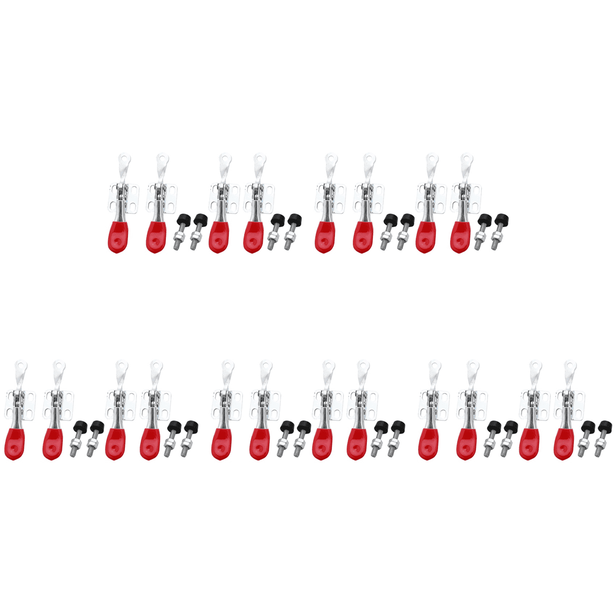 20 PCS 60 Lbs Antislip Covered Hand Tool Toggle Clamp Horizontal Clamp ...