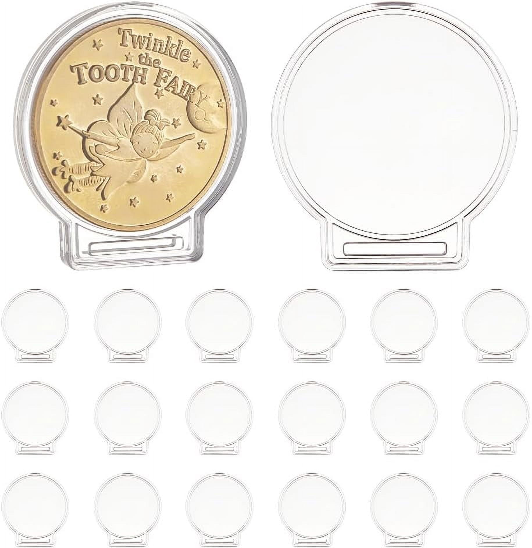 20 PCS Acrylic Silver Eagle Coin Holder 2.1inches Inner Diameter ...