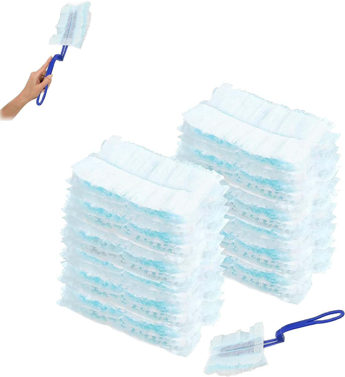 20 PCS Blue Dust Magnet with 1 Extender Handle, Flash Duster Dust ...