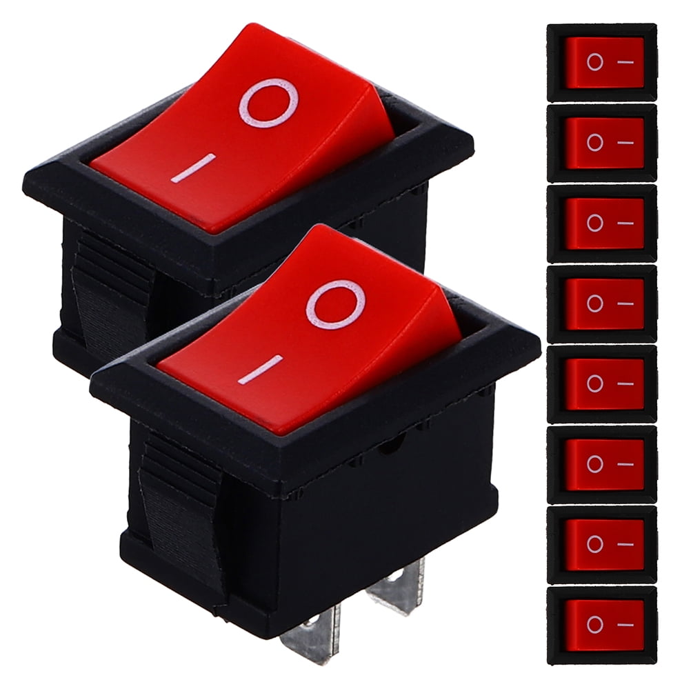 20 PCS Boat Type Switch Electronic Switches Small Electric Rocker Two ...