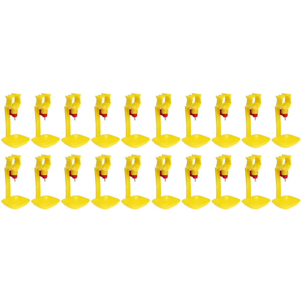 20 PCS Chicken Water Fountains Small Chicken Waterer Chickens Feeder ...