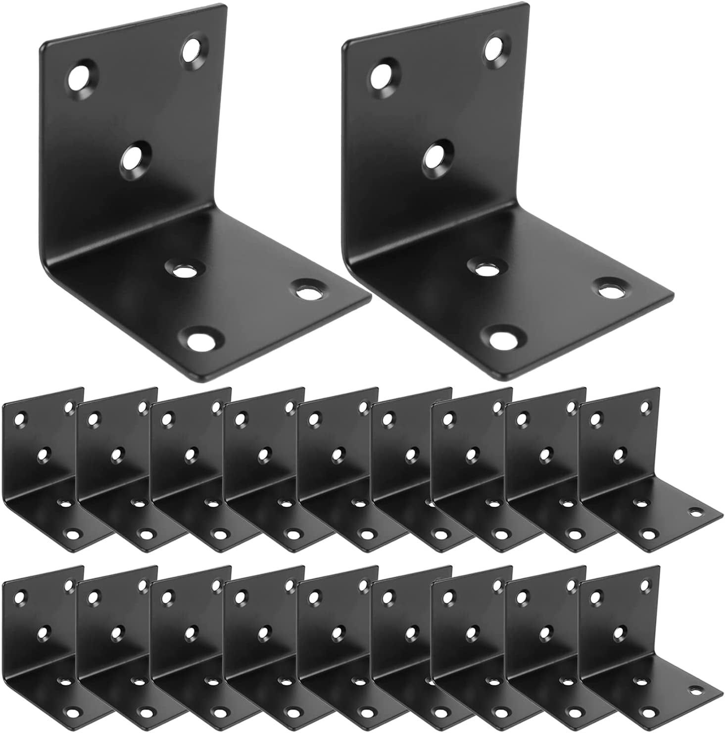 20 PCS Corner Brace 2 X 2 Inch Stainless Steel L Bracket Heavy Duty ...