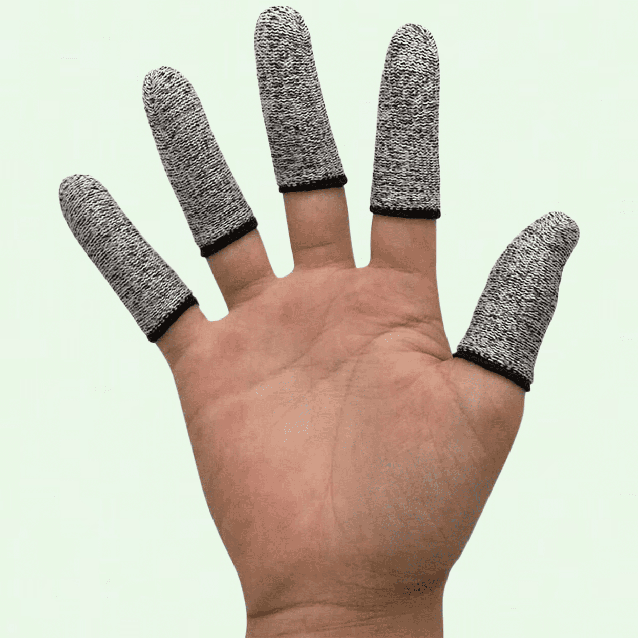 20 PCS Cut Resistant Finger Protectors, Finger Cots for Cuts, Gloves ...