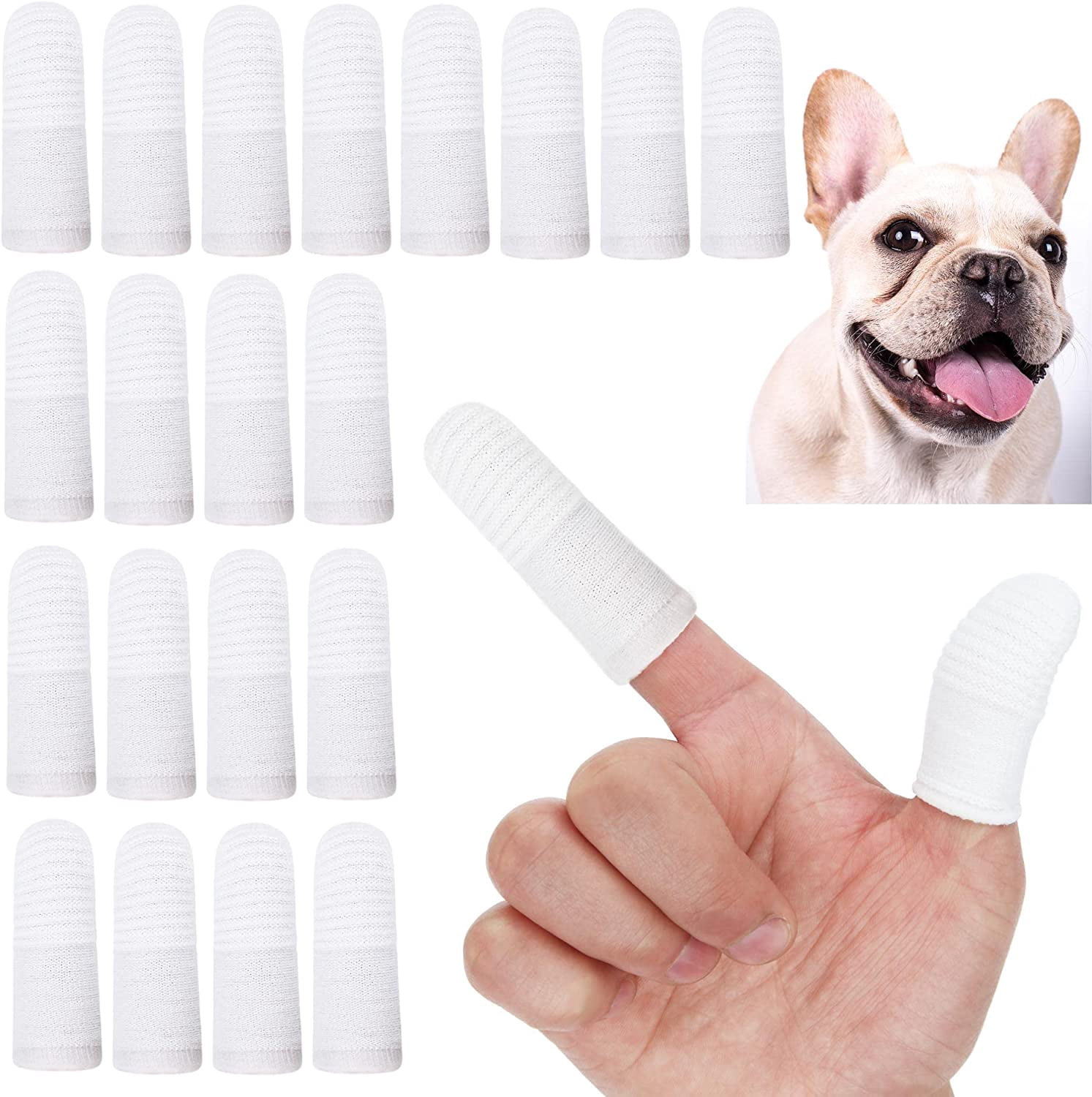 20 PCS Dog Toothbrush Pet Toothbrush Finger Toothbrush cat Toothbrush ...