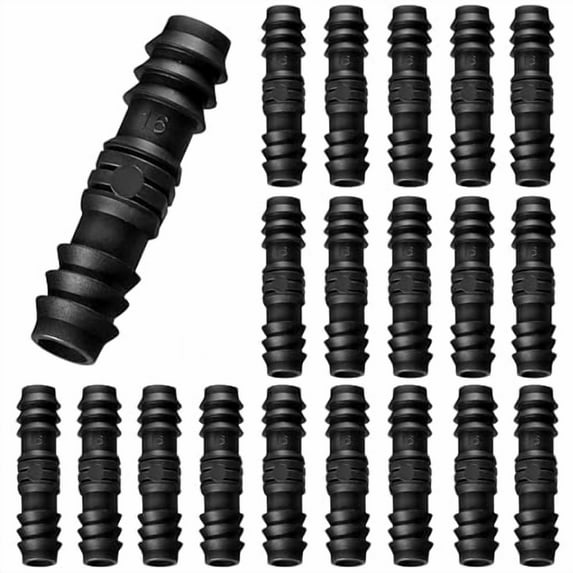 20 PCS Drip Irrigation Fittings Kits Barbed Coupling Connectors Drip ...