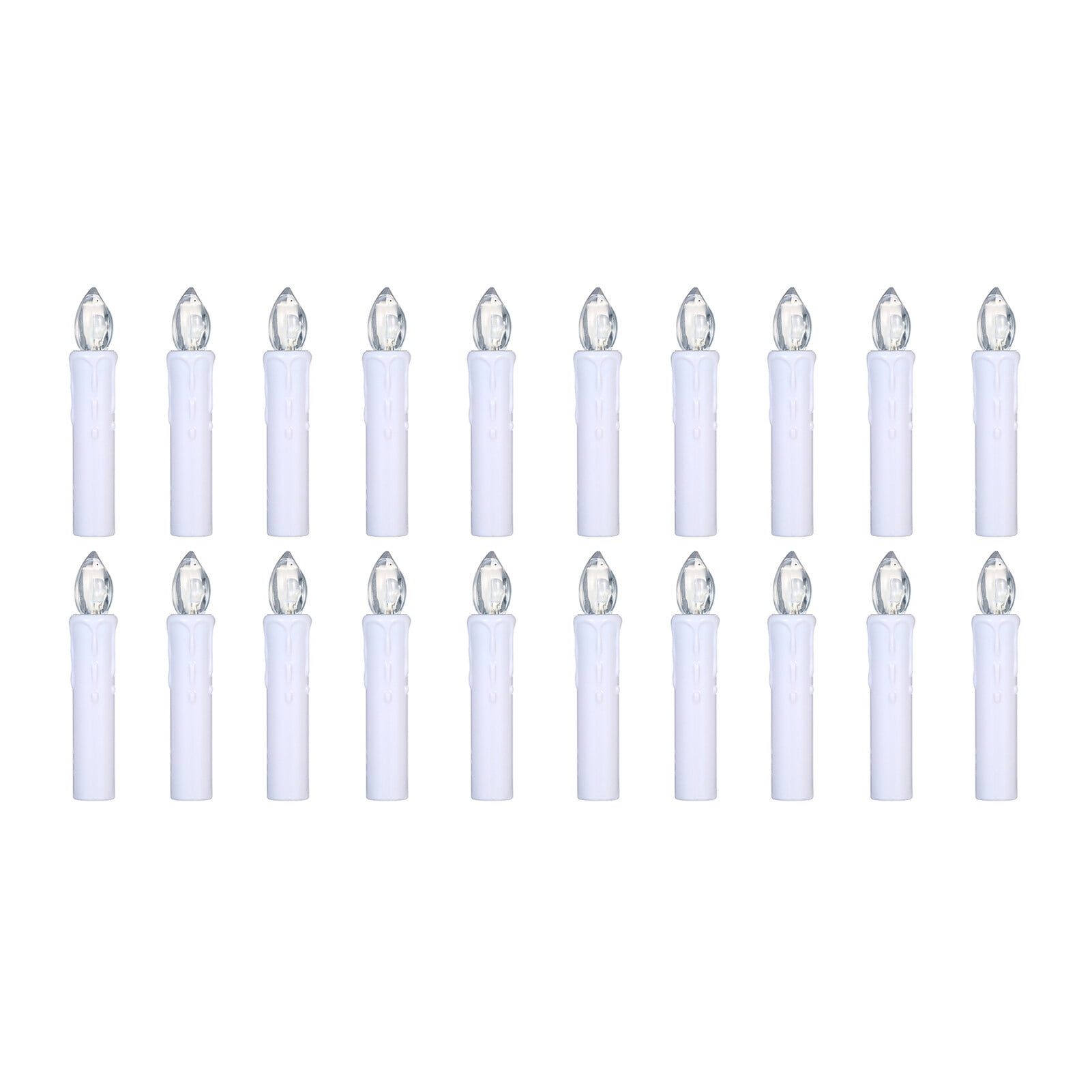 20 PCS Flameless Candles with Remote Control Realistic Color Changing ...