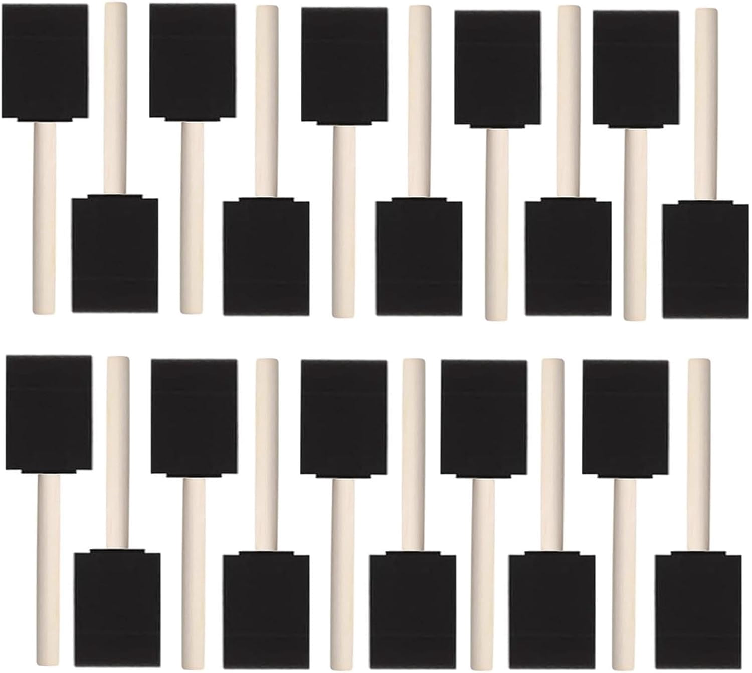 20 PCS Foam Paint Brushes, 2 Inch Sponge Brush for Painting, Staining ...