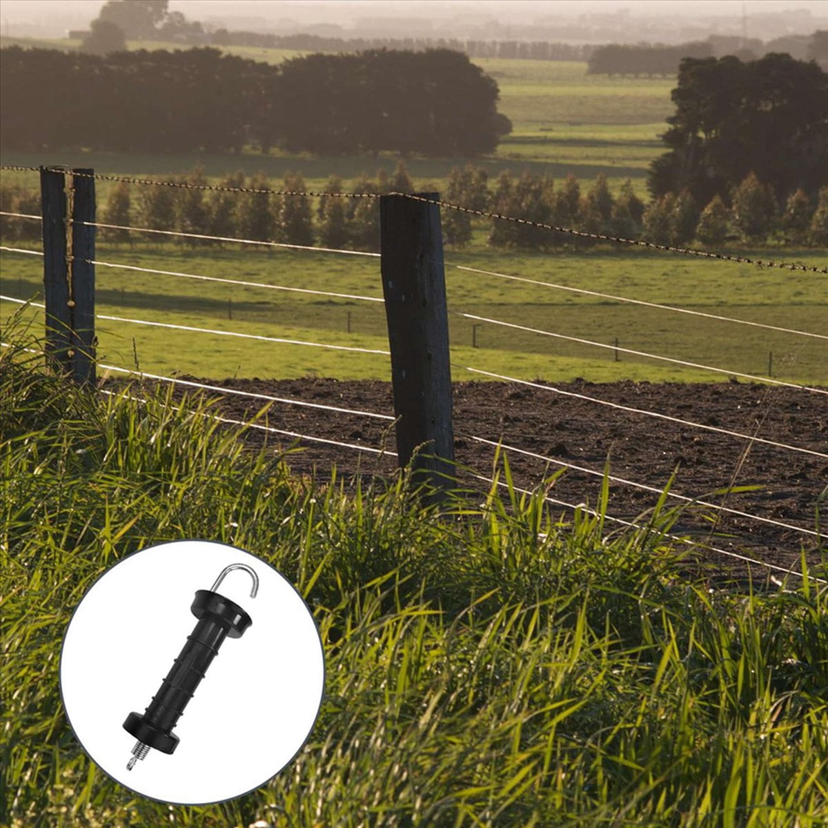 20 PCS Gate Handle for Electric Fence, Insulated Spring Tension ...