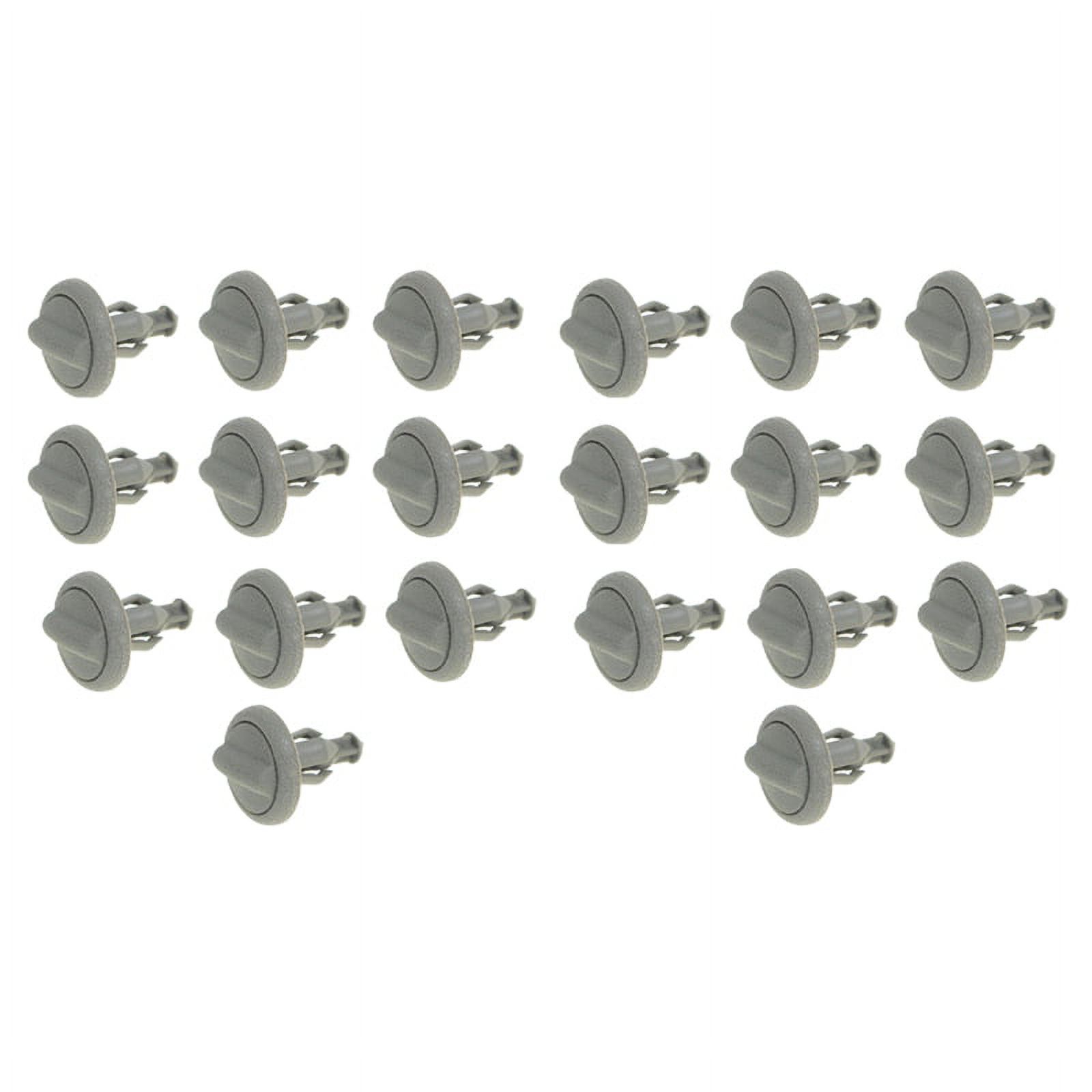 20 PCS Grey Plastic Parcel Shelf Clip Early Type End for Juke ...