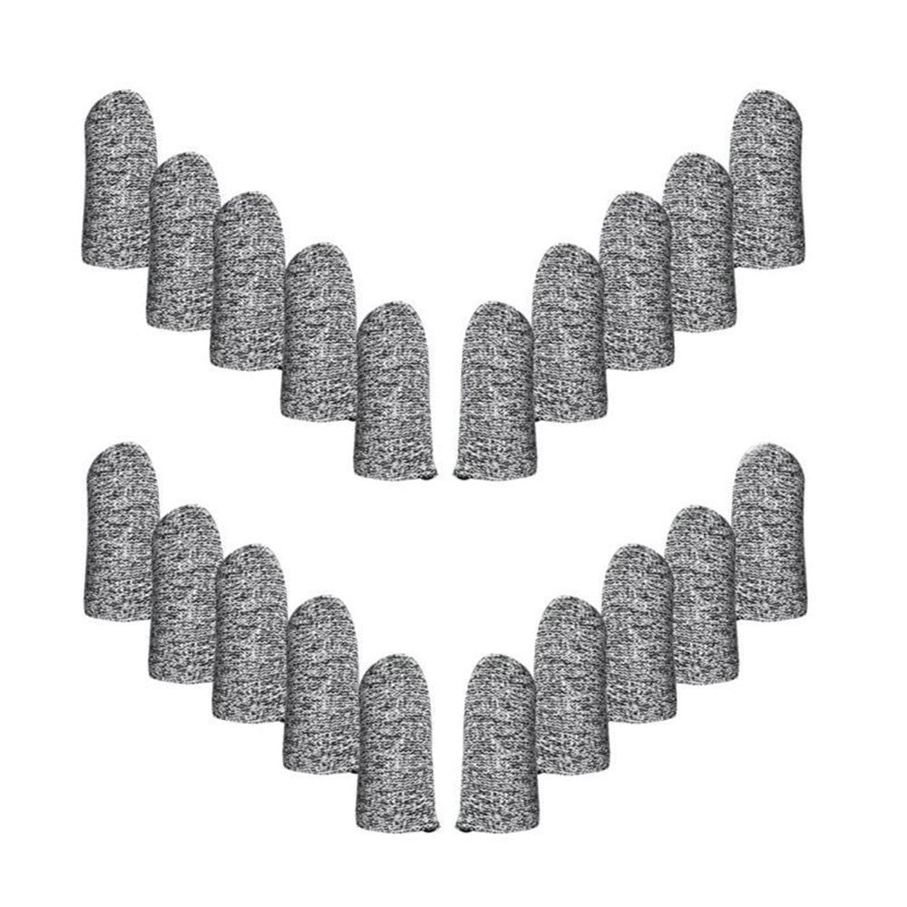 20 PCS HPPE Finger Cots Cut Resistant Protector, Finger Covers for Cuts ...