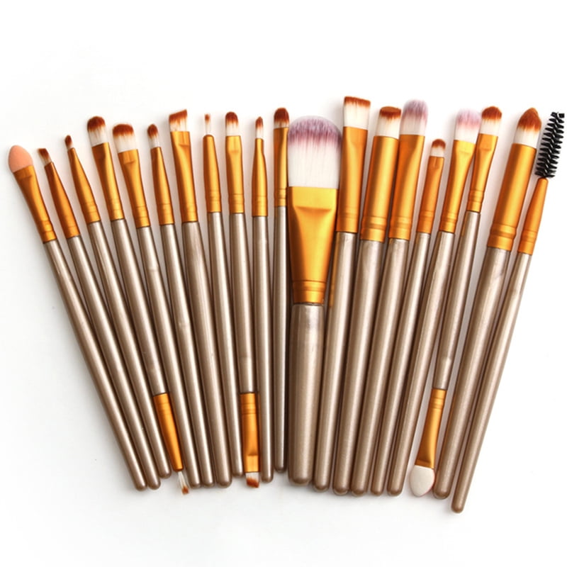 20 PCS Makeup Brush Set Eye Shadow Brush Set Foundation Brush Beauty ...