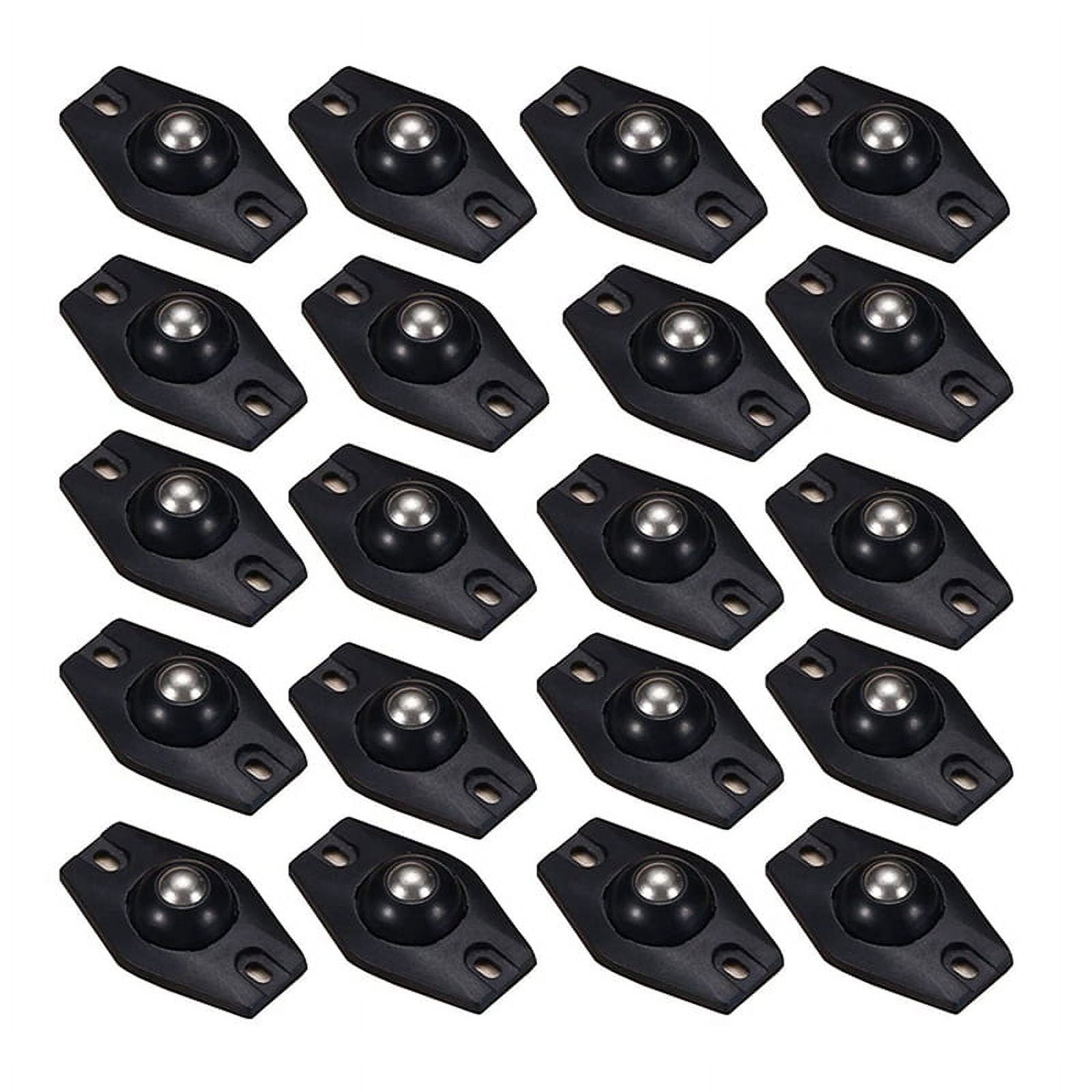 20 PCS Mini Swivel Wheels Furniture Self-Adhesive Casters 360°Universal ...