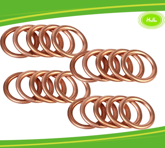 20 PCS N0138157 N0138158 M14 Copper Oil Drain Plug Gaskets Crush ...