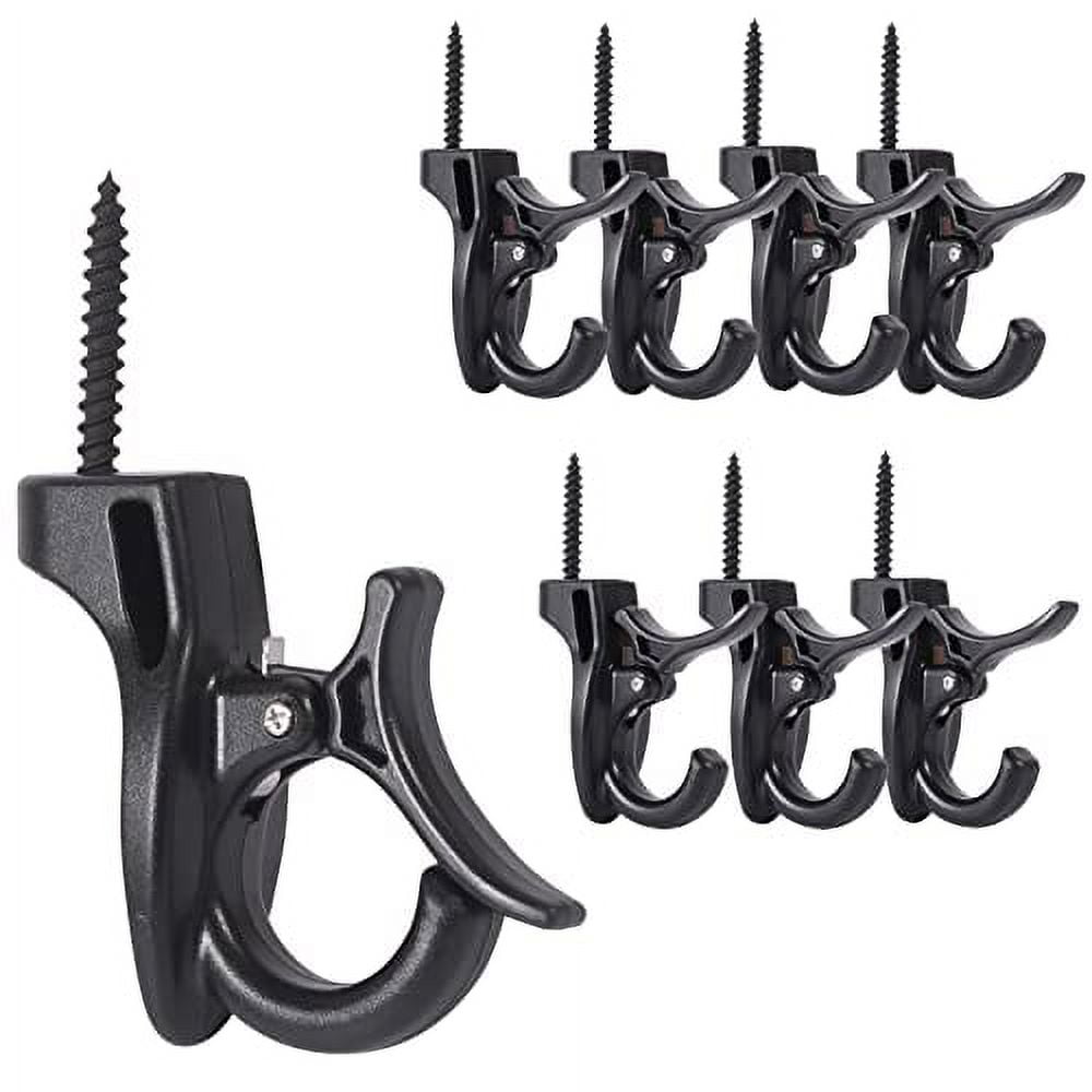 20 PCS Outdoor String Lights Hooks, Q Hanger Hooks Light Clips Screw-in ...