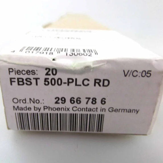 20 PCS PHOENIX 2966786 FBST 500-PLC RD plug-in jumper wire fast ...