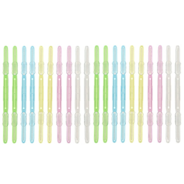 20 PCS Paper Clips and Binder Plastic Bookbinding Practical - Walmart.com
