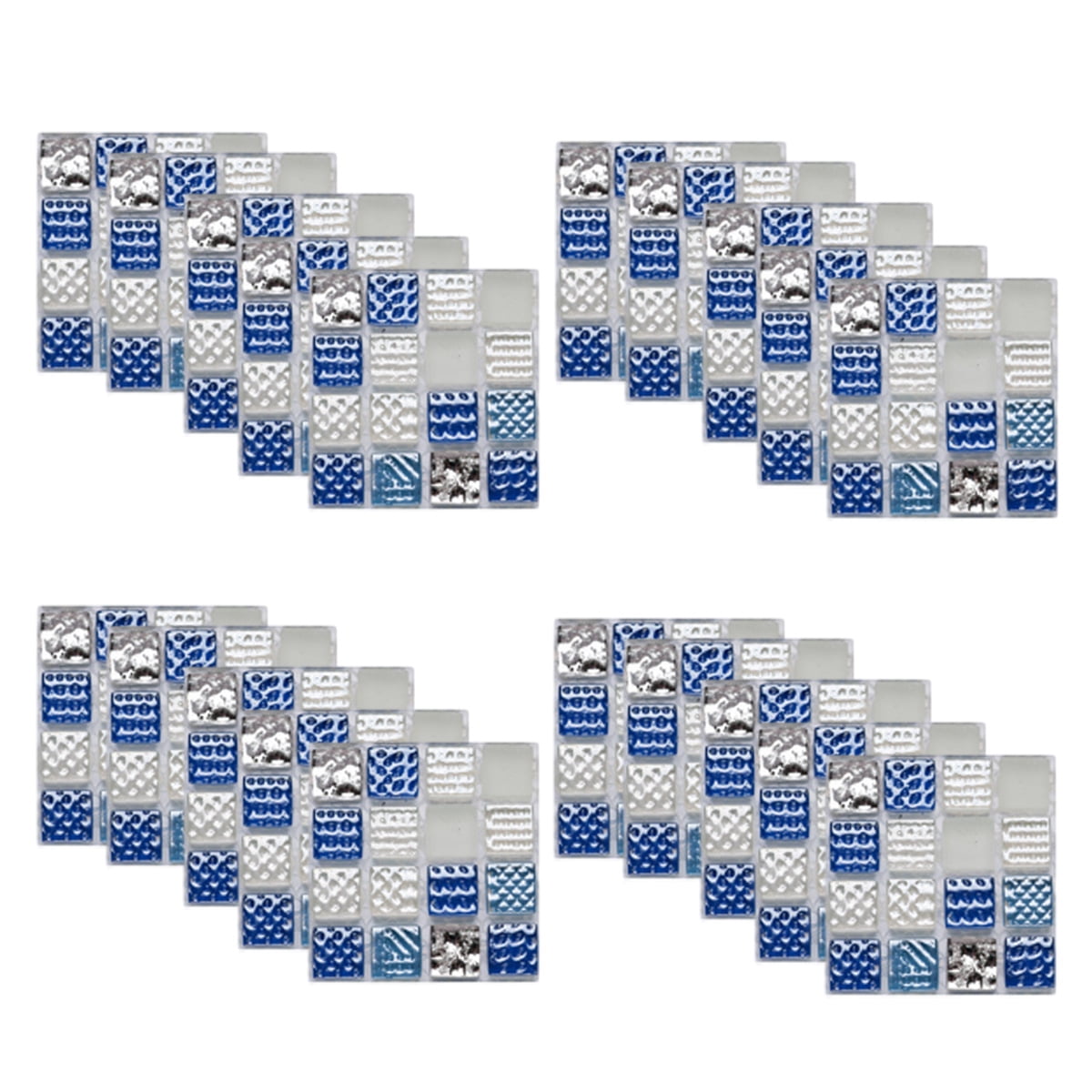 20 PCS Peel and Stick Self Adhesive Bathroom Wall Tiles 20x20cm 3D Self ...