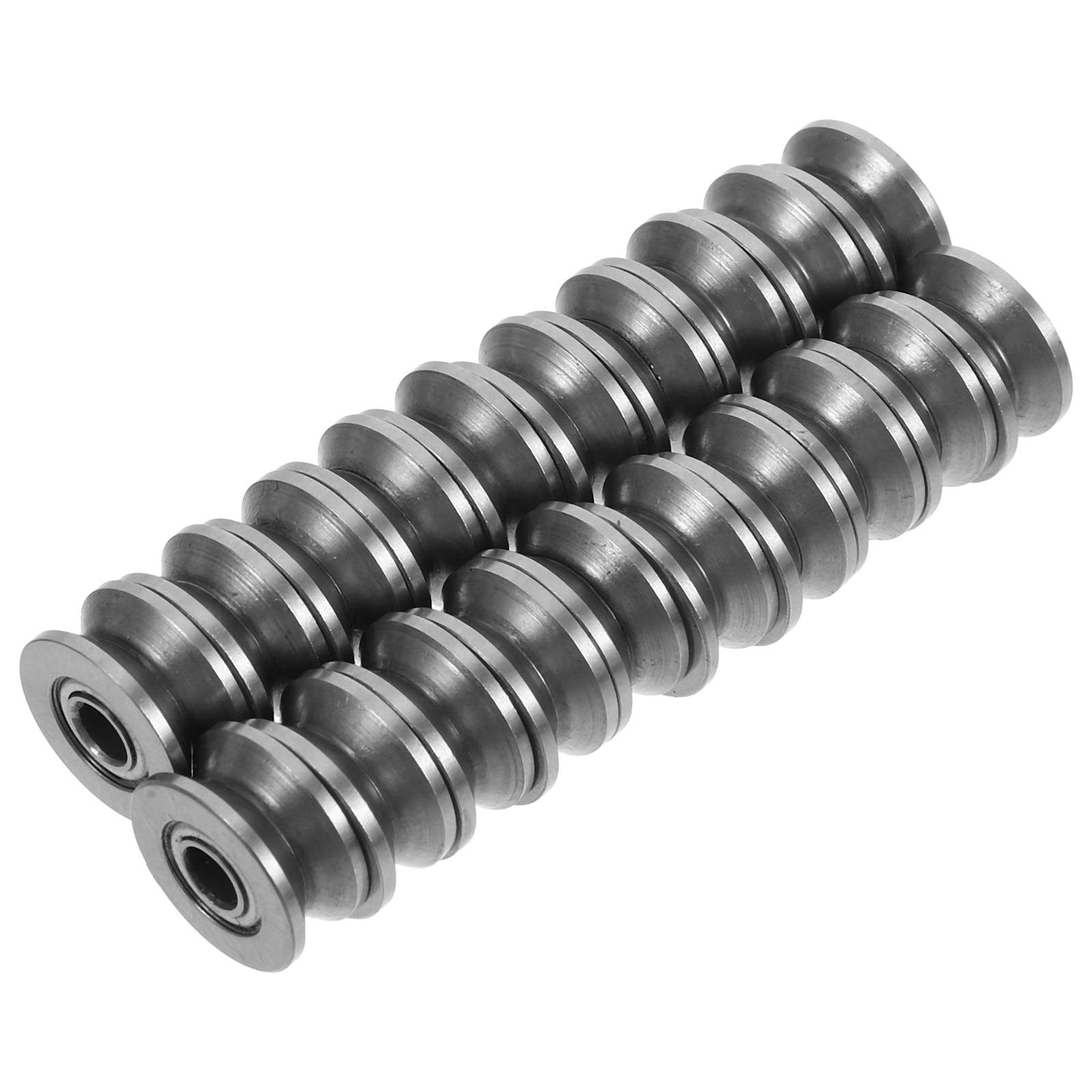 20pcs V Groove Ball Bearing Pulley Made of Carbon Steel for Rail Track ...