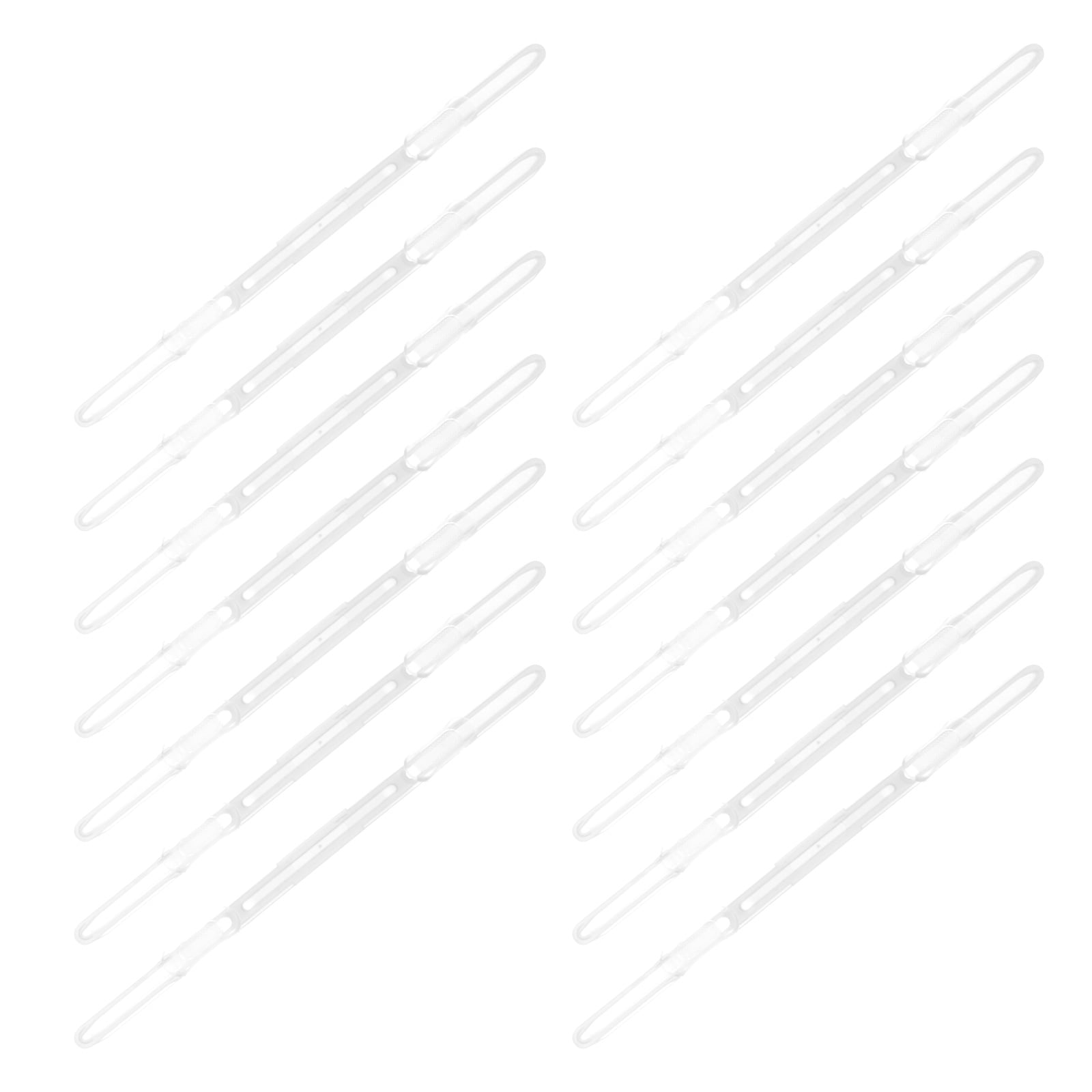 20 PCS Plastic Binder File Storage Paper Clips Bookbinding for School ...