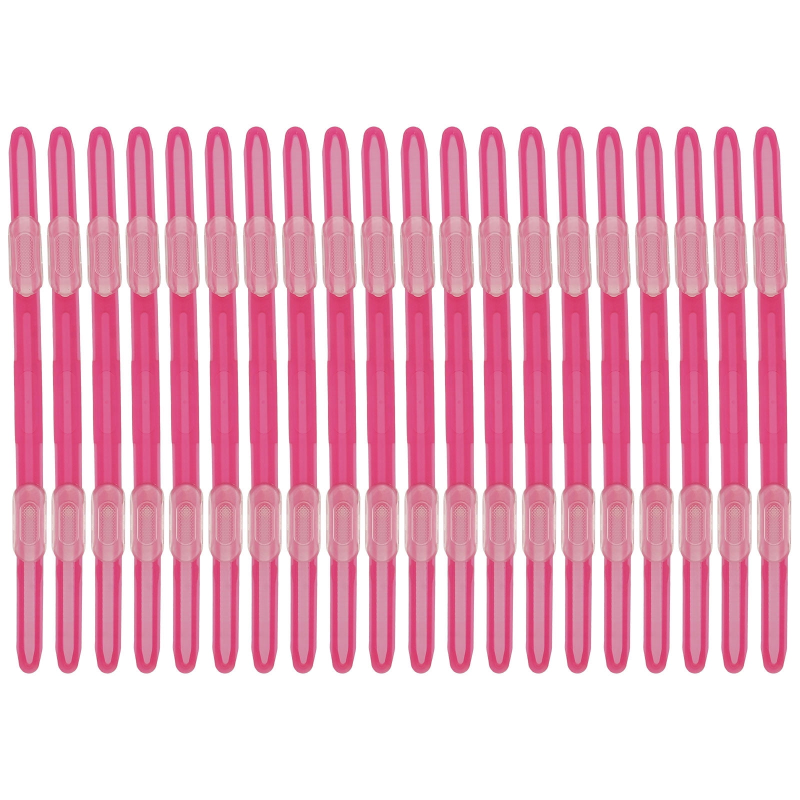 20 PCS Plastic Binder Ring Clips Rings Paper Fasteners Office Red ...