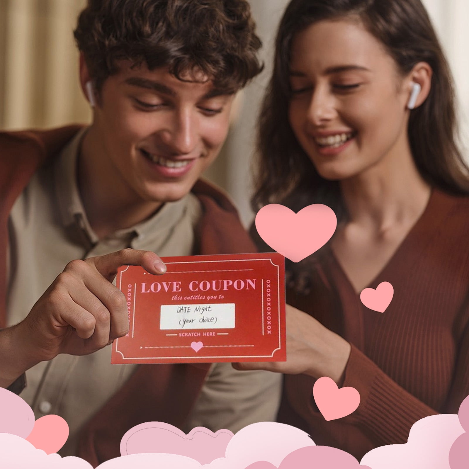 20 PCS Scratch-Off Valentine's Day Cards, Love Coupons & Notes, DIY ...