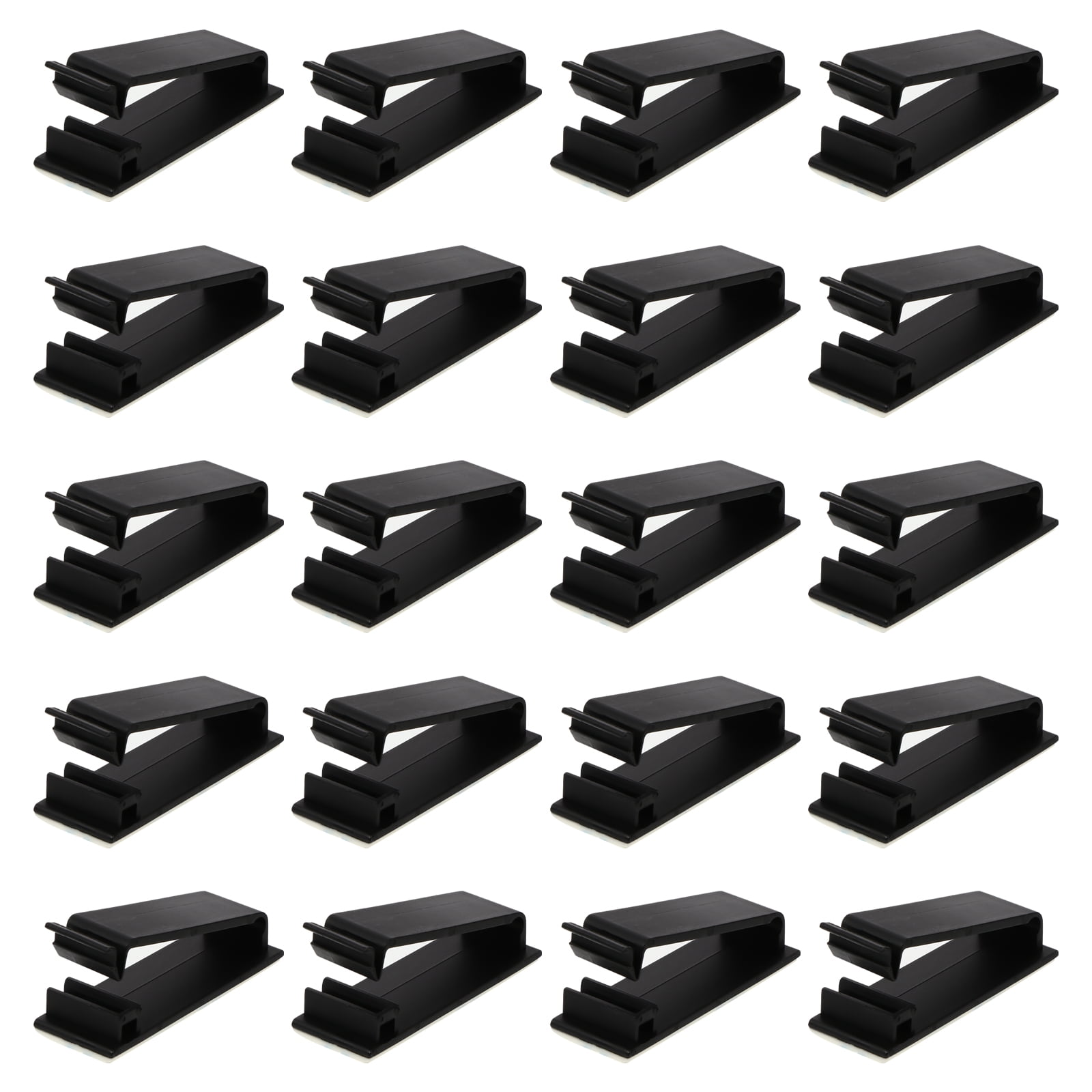 Cable Management Clips with Strong Adhesive Pads for Clean Surfaces ...