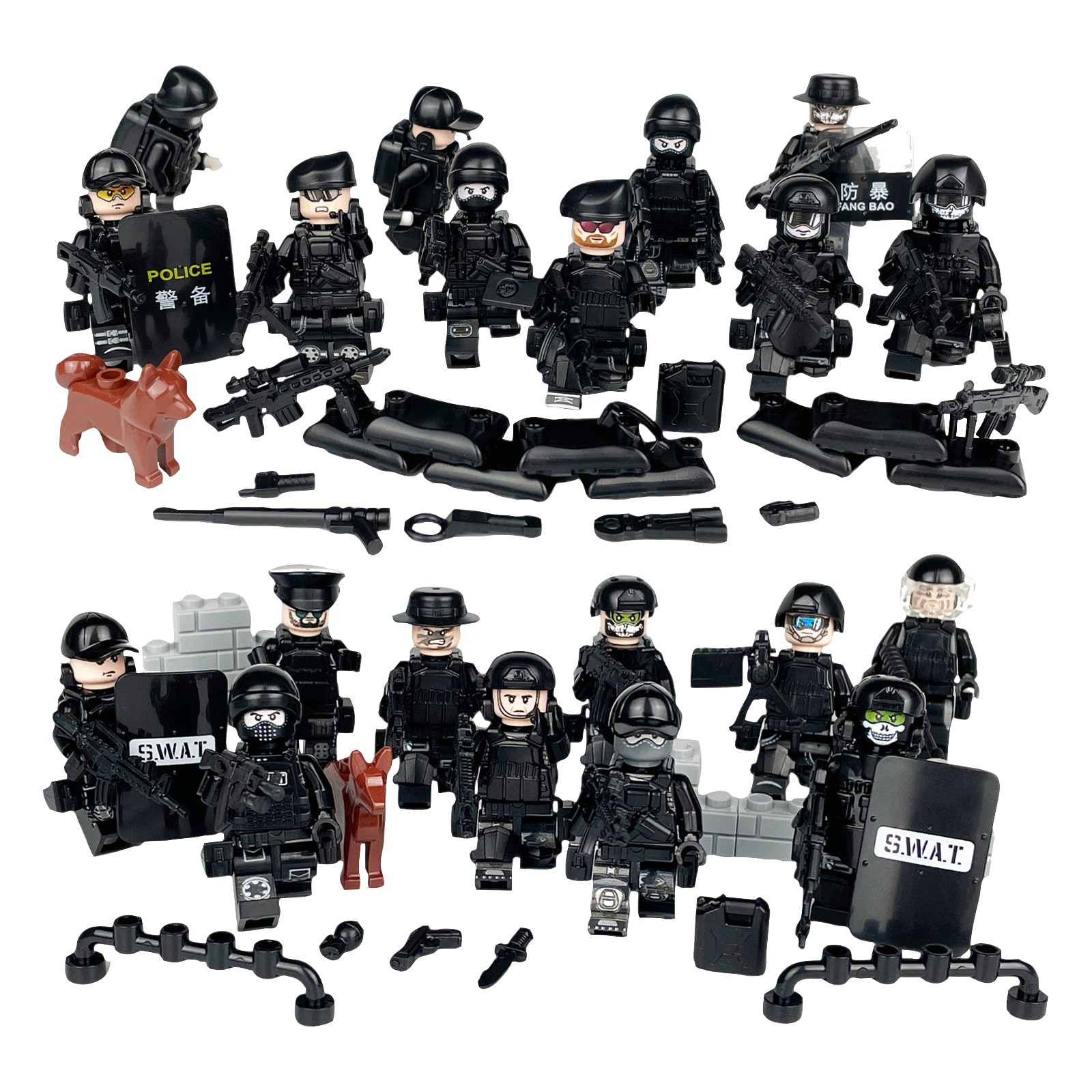 20 PCS/Sets Soldier Toys, Toy Soldiers 1.77 Inch Soldier Mini Figures ...