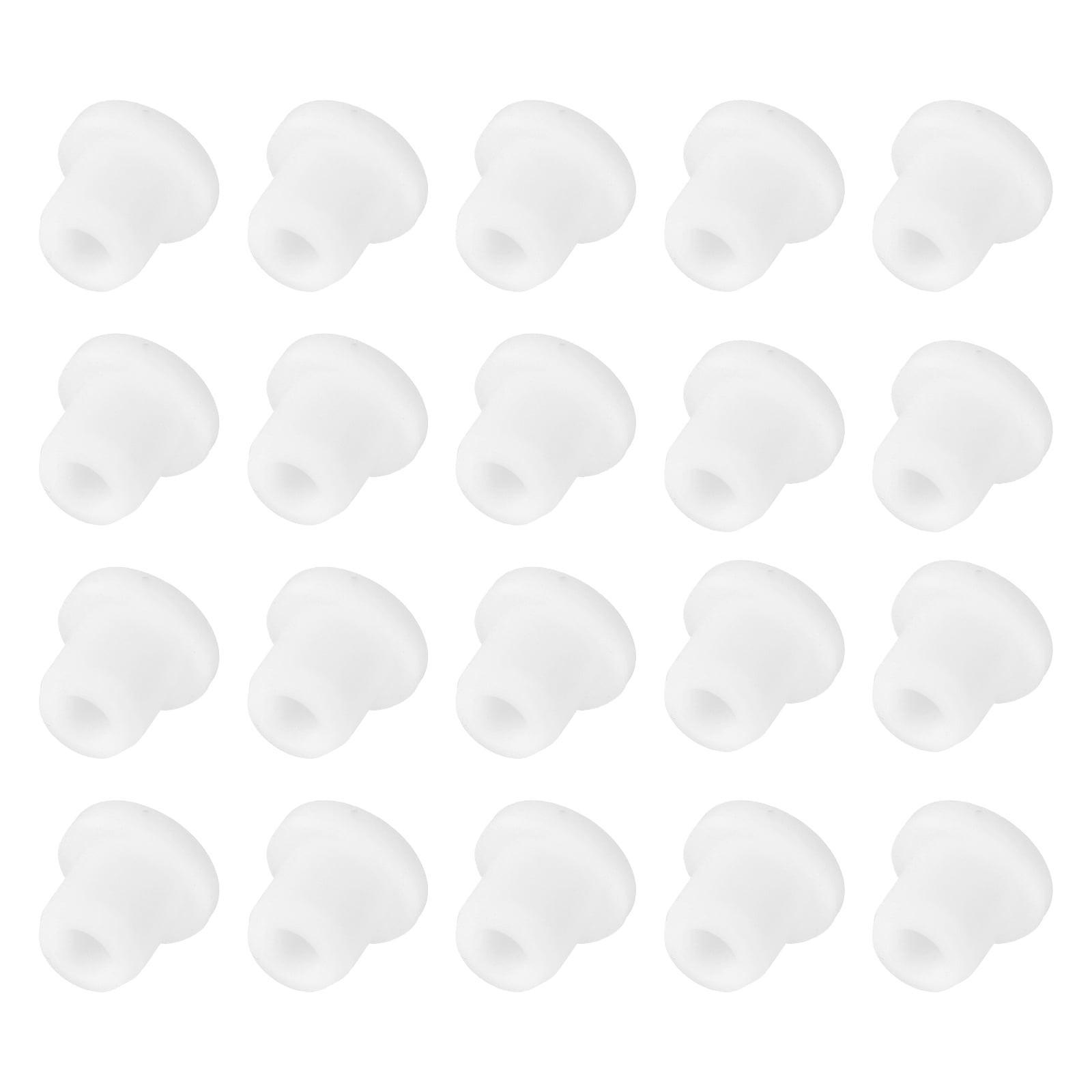Uxcell 20Pcs Silicone Plugs 0.35" Salt Shakers Hollow for Pipe Bottle ...