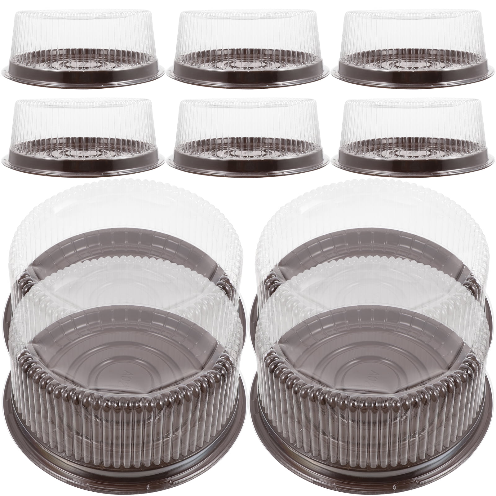 NIAIZEK Square Cake Storage Container Pvc 20Pcs 9.4x9.4x3.1in - Walmart.com