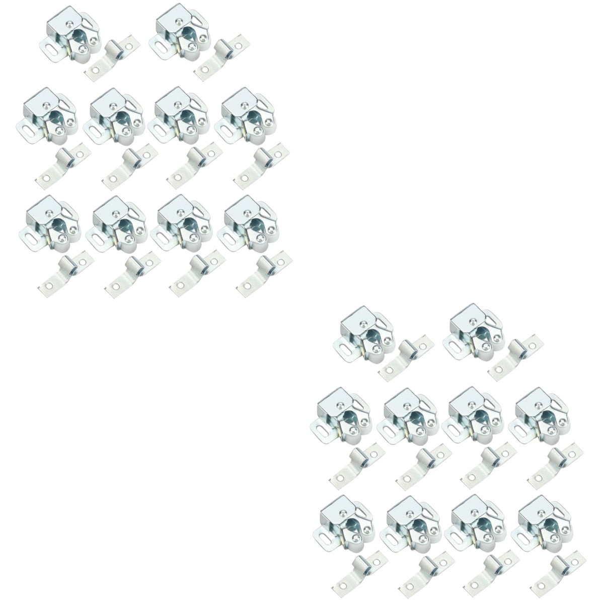 20 PCS Steel Door Buckle Cabinet Lock Toy Boxes Filing Cabnets Drawer ...