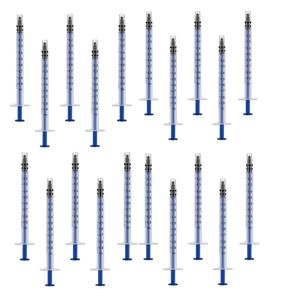 20 Pcs Syringe With Cap, Colostrum Collection Syringe No Needle For ...