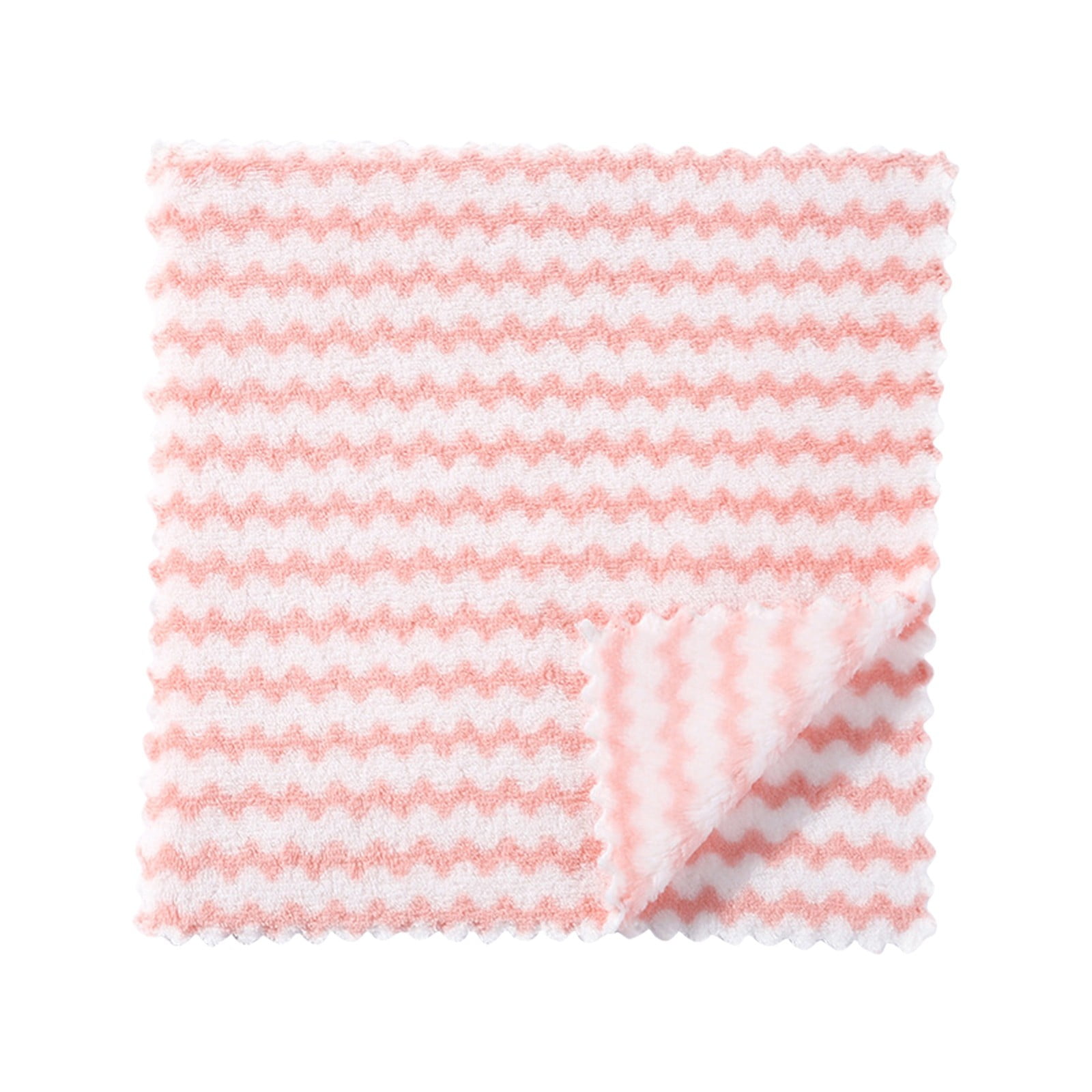 20 PCS Water Ripple Kitchen Household-Cleaning-Cloths, Microfiber Non ...