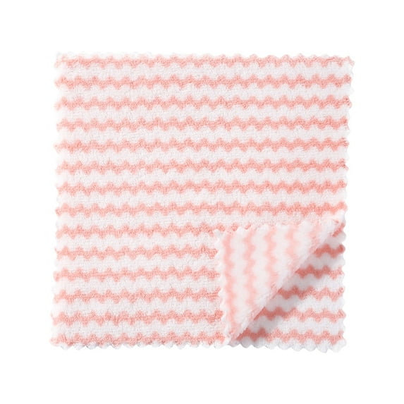 20 PCS Water Ripple Kitchen Household-Cleaning-Cloths, Microfiber Non ...