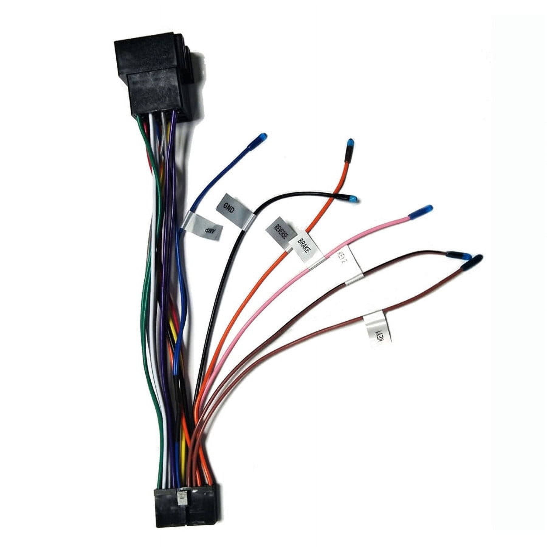 20 PIN ISO Wiring Harness Connector for 1DIN 2DIN Android Standard ...