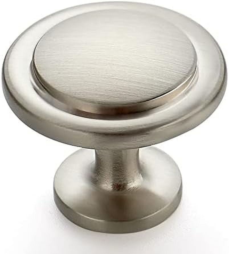 20 Pack 1-1/4 Inch Kitchen Cabinet Knobs Brushed Nickel Zinc Pulls Door ...