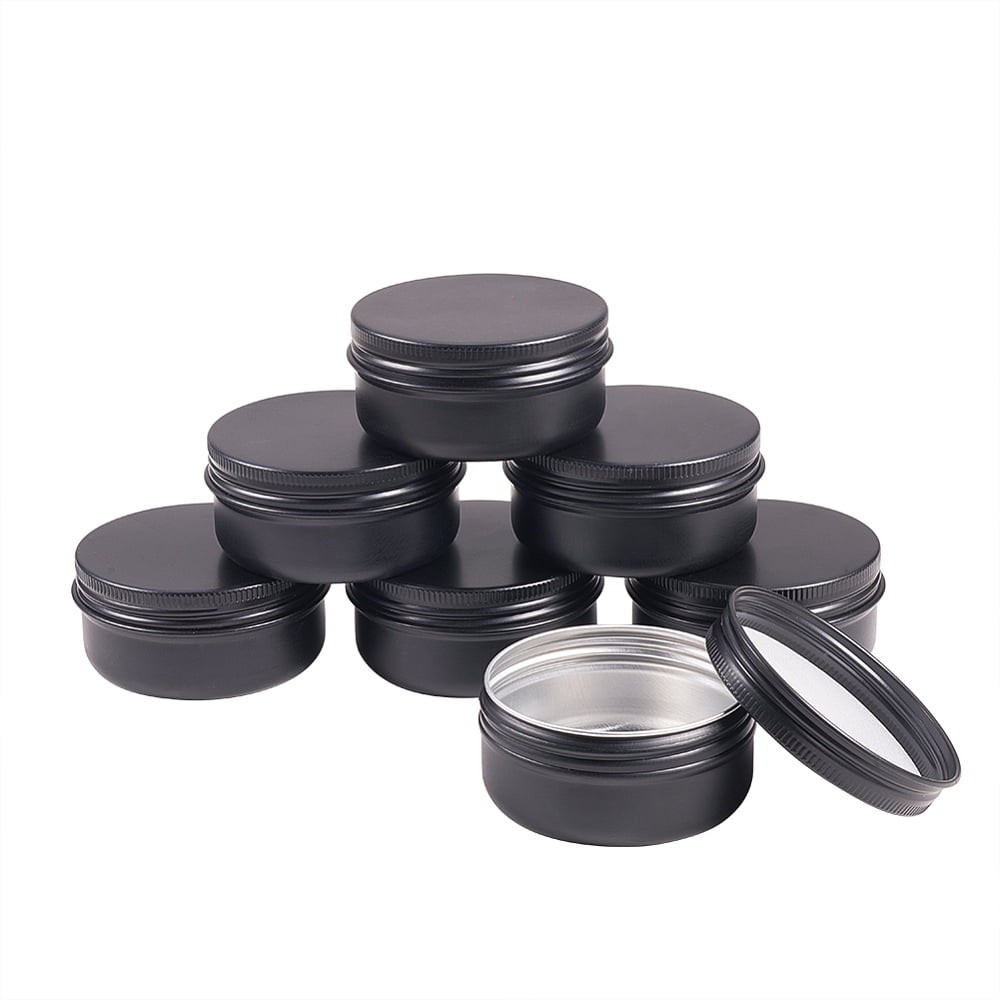 20 Pack 1.7 OZ Tin Cans Screw Top Round Aluminum Cans Screw Lid ...