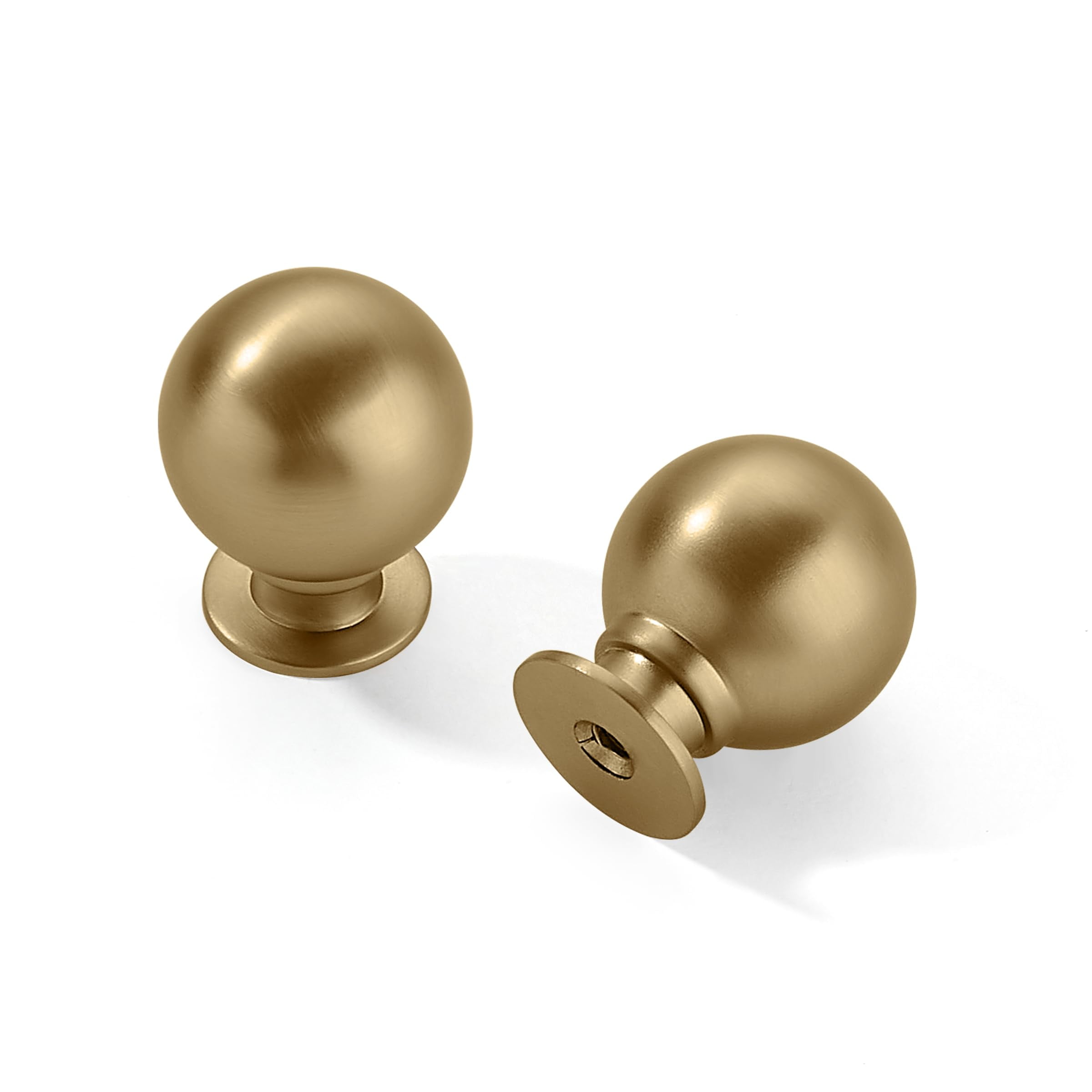 20 Pack 1 Inch Vintball Brushed Brcabinet Knobs Kitchen Hardware Drawer ...