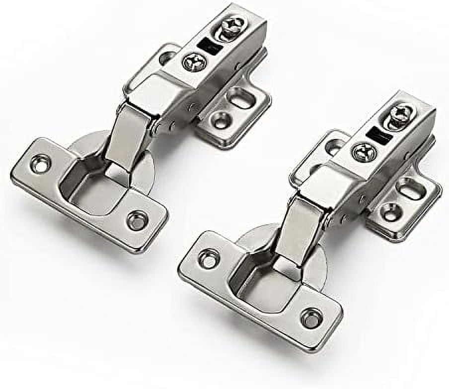 20 Pack 10 Pairs European Kitchen Cabinet Hinges Soft Close Half ...