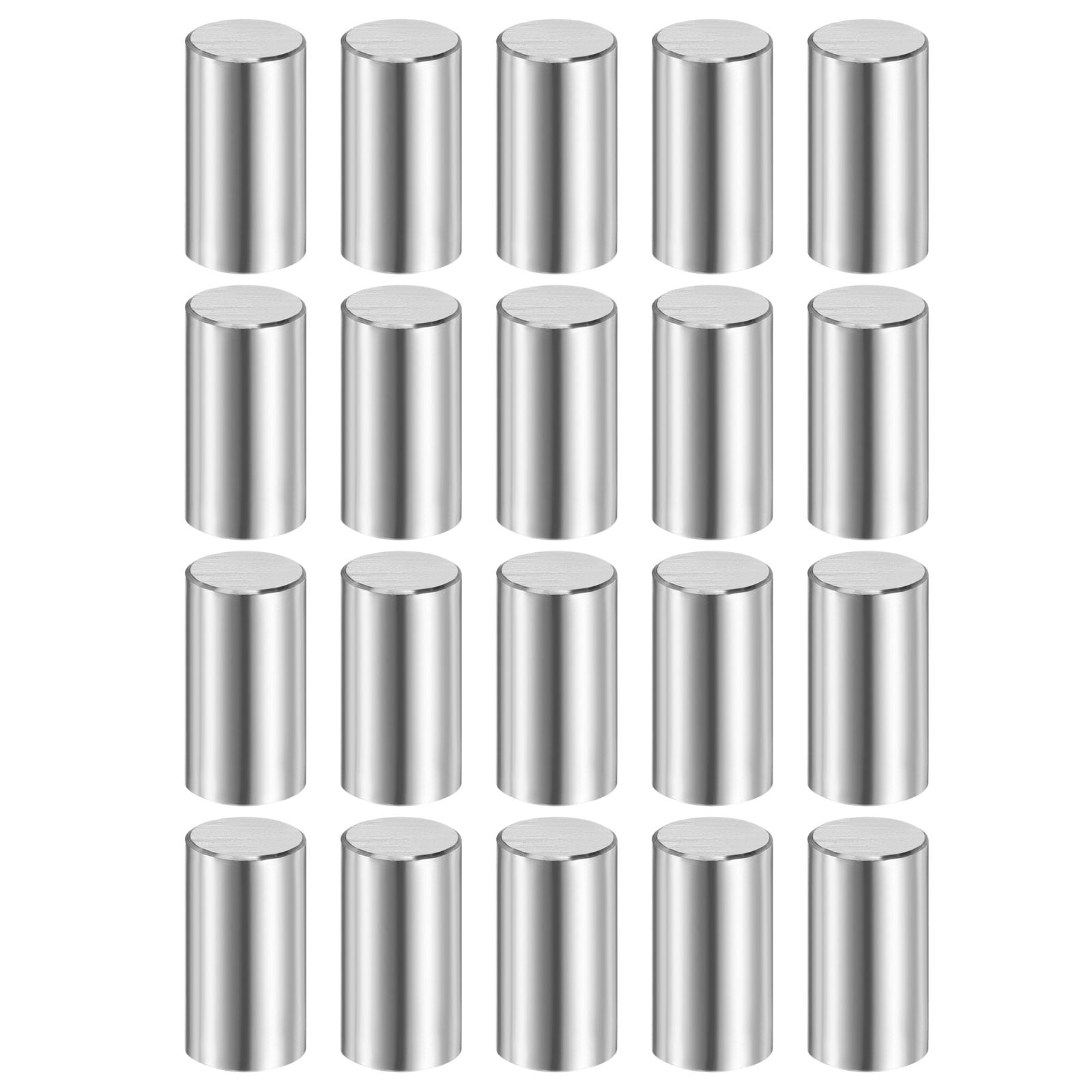 20 Pack 10 mm x 20 mm Dowel Pins, 316L Stainless Steel Cylindrical ...