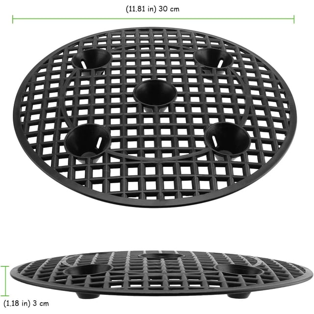 20 Pack 11.8 Inch Plant Level Pot Elevator, Heavy Duty Round Plastic ...