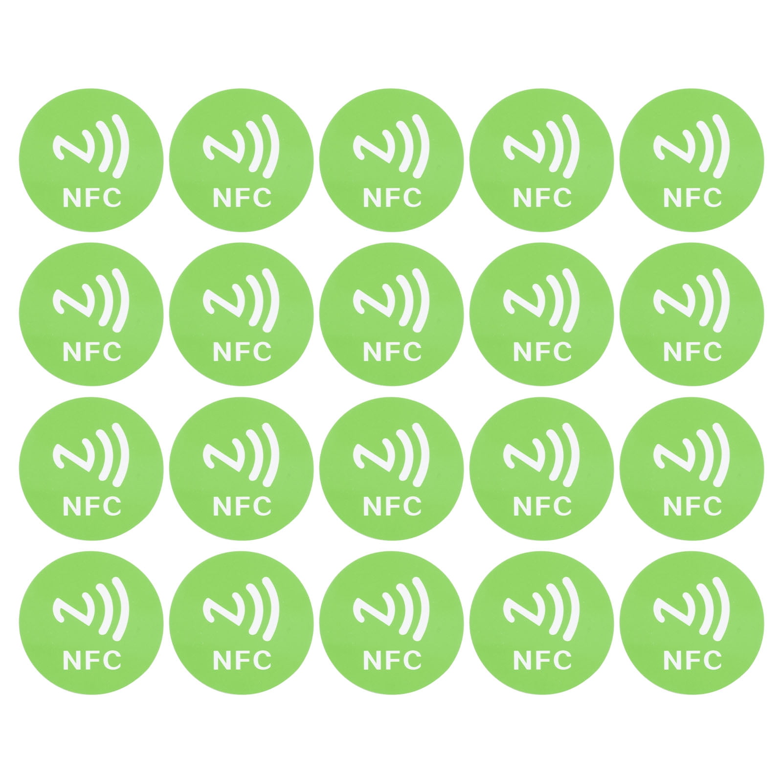 20-Pack 125KHz NFC Stickers, Anti-Interference ID Labels for Phone ...