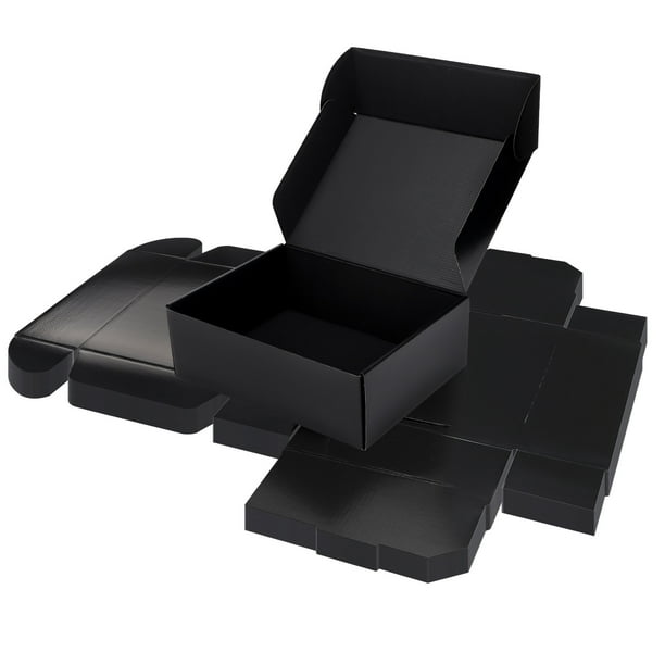 20 Pack 12x9x4 Shipping boxes Black Cardboard box for Packing and ...