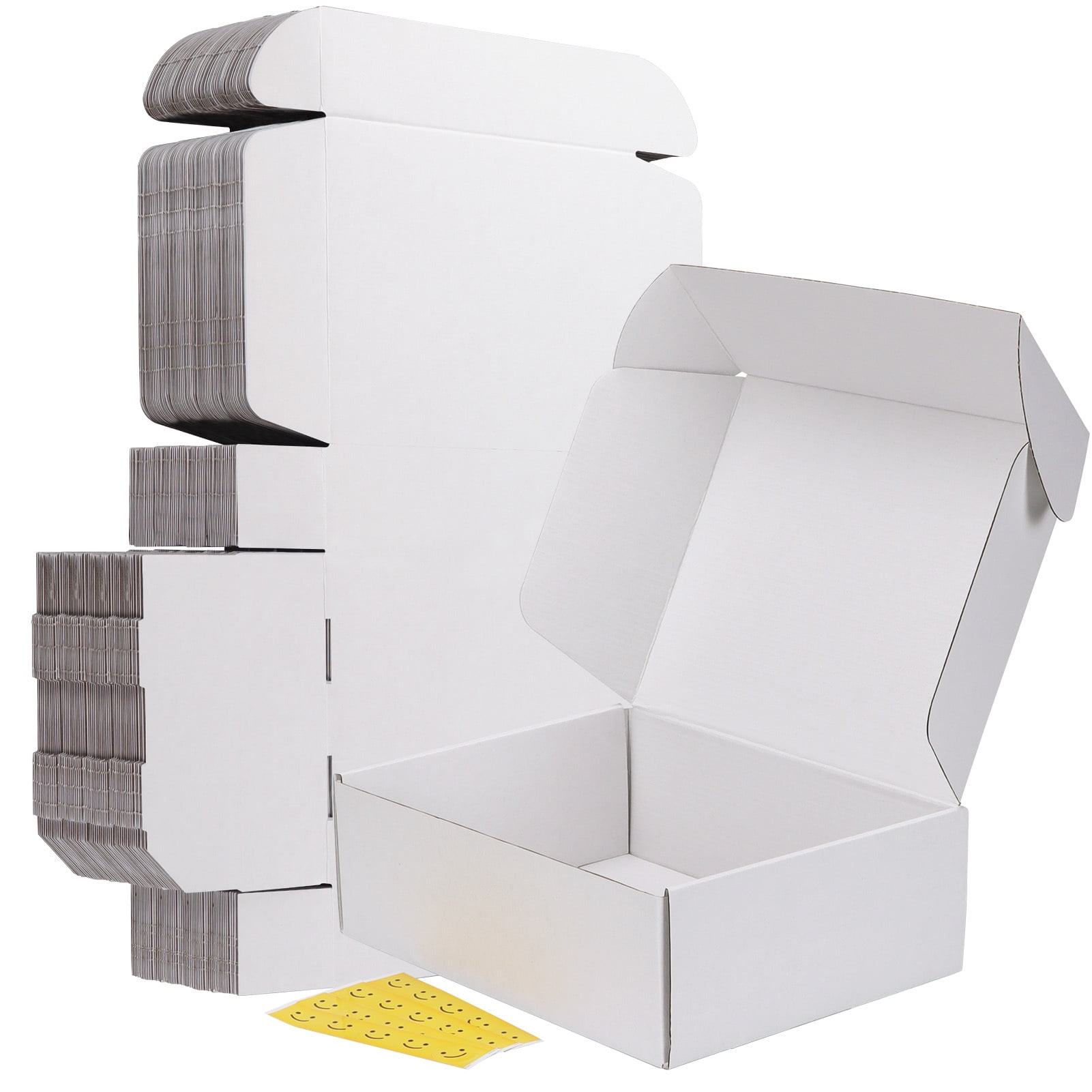 Walmart 20 Pack Small Recycled Plain White Cardboard Mailing Boxes ...