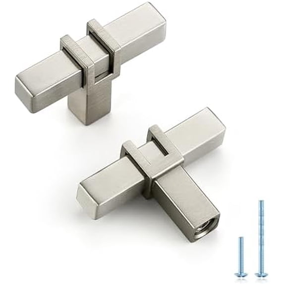 20 Pack 2 inch Brushed Nickel Cabinet Handles, Kitchen Cabinet Handles ...