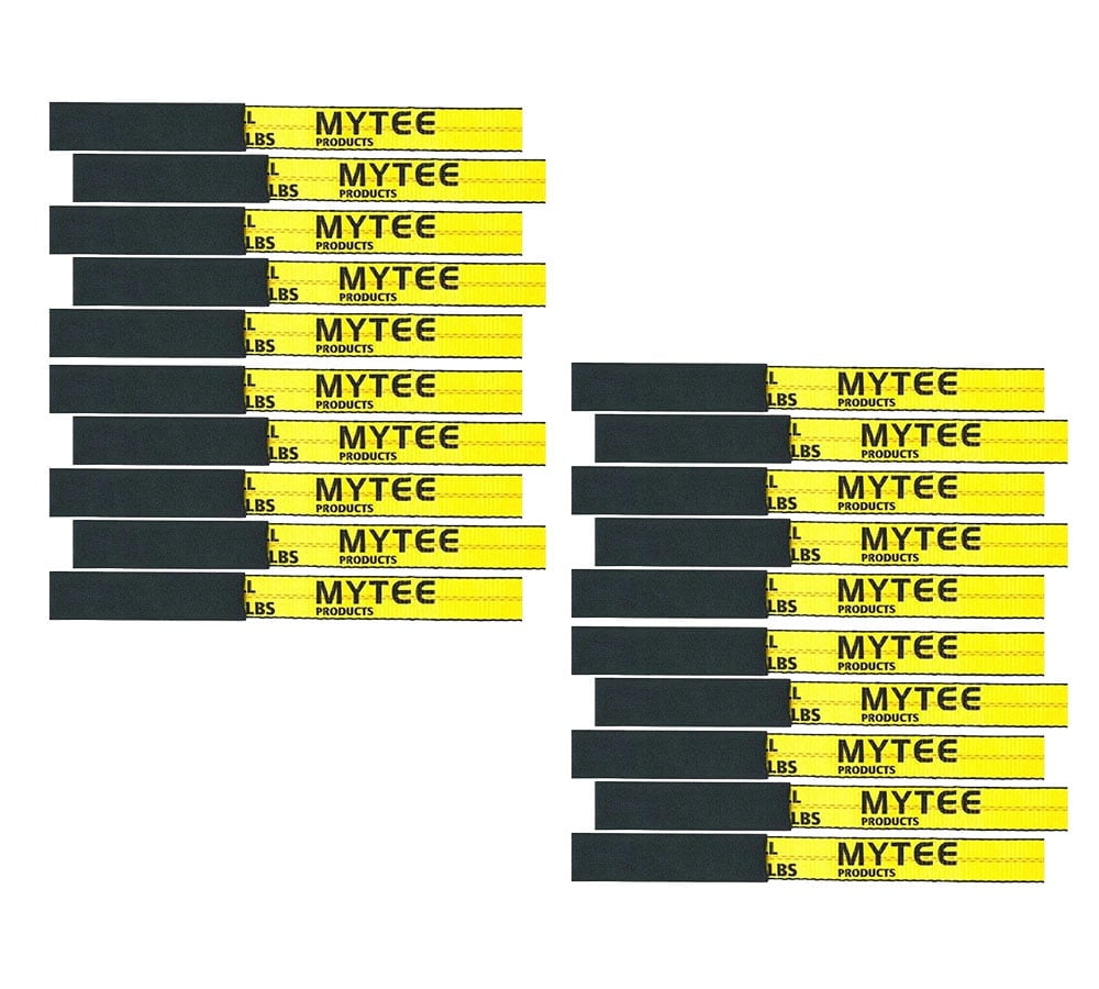 20-Pack 2" x 12" Cordura Strap Protectors Sleeve Webbing Ratchet Tie ...