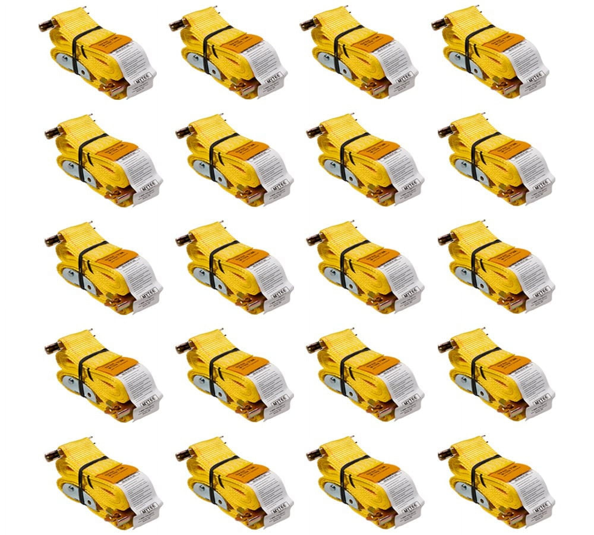 20 Pack 2''x12' Logistic E-Track Cam Buckle Straps with Spring E ...